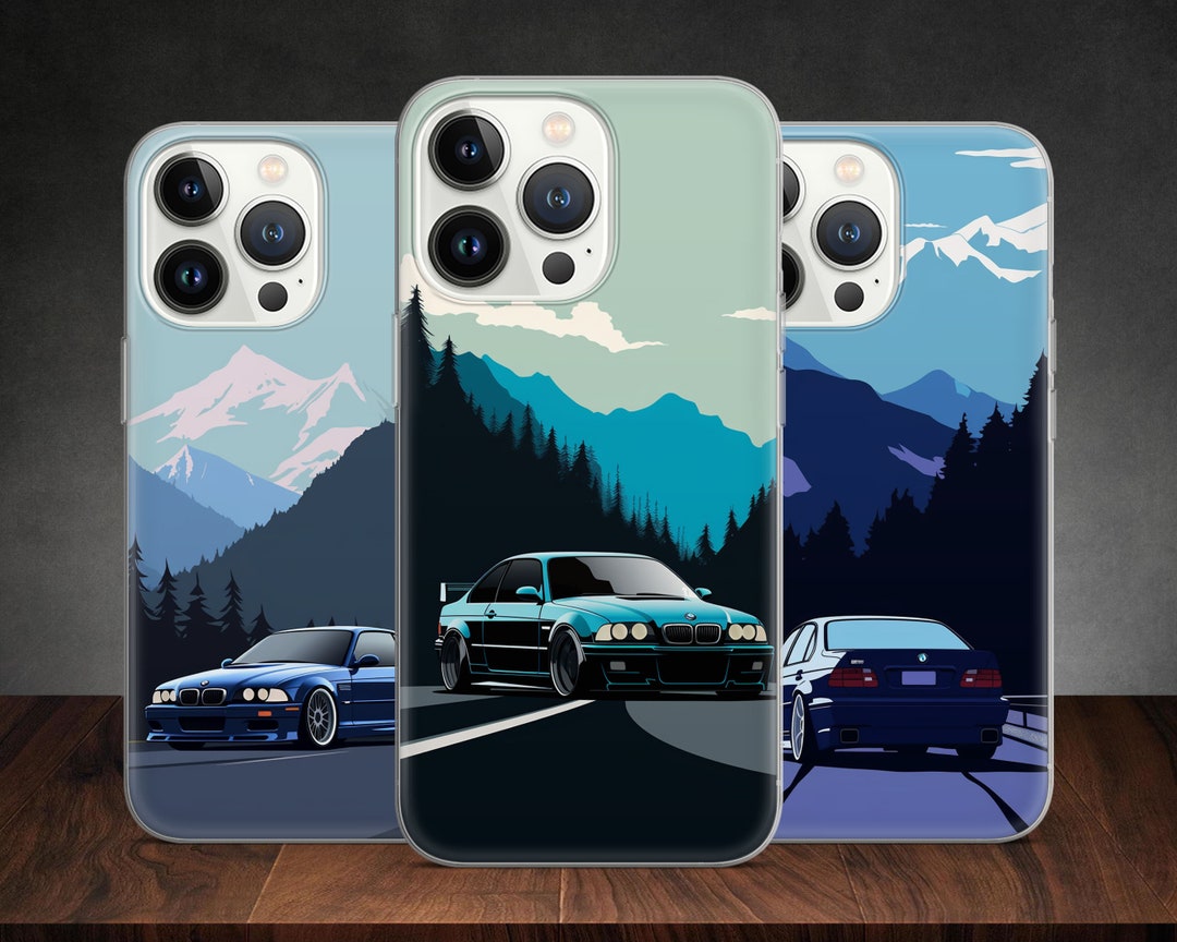 Bavarian Auto M3 E46 Classic Sports Car Art Phone Case for iPhone 14 13 ...