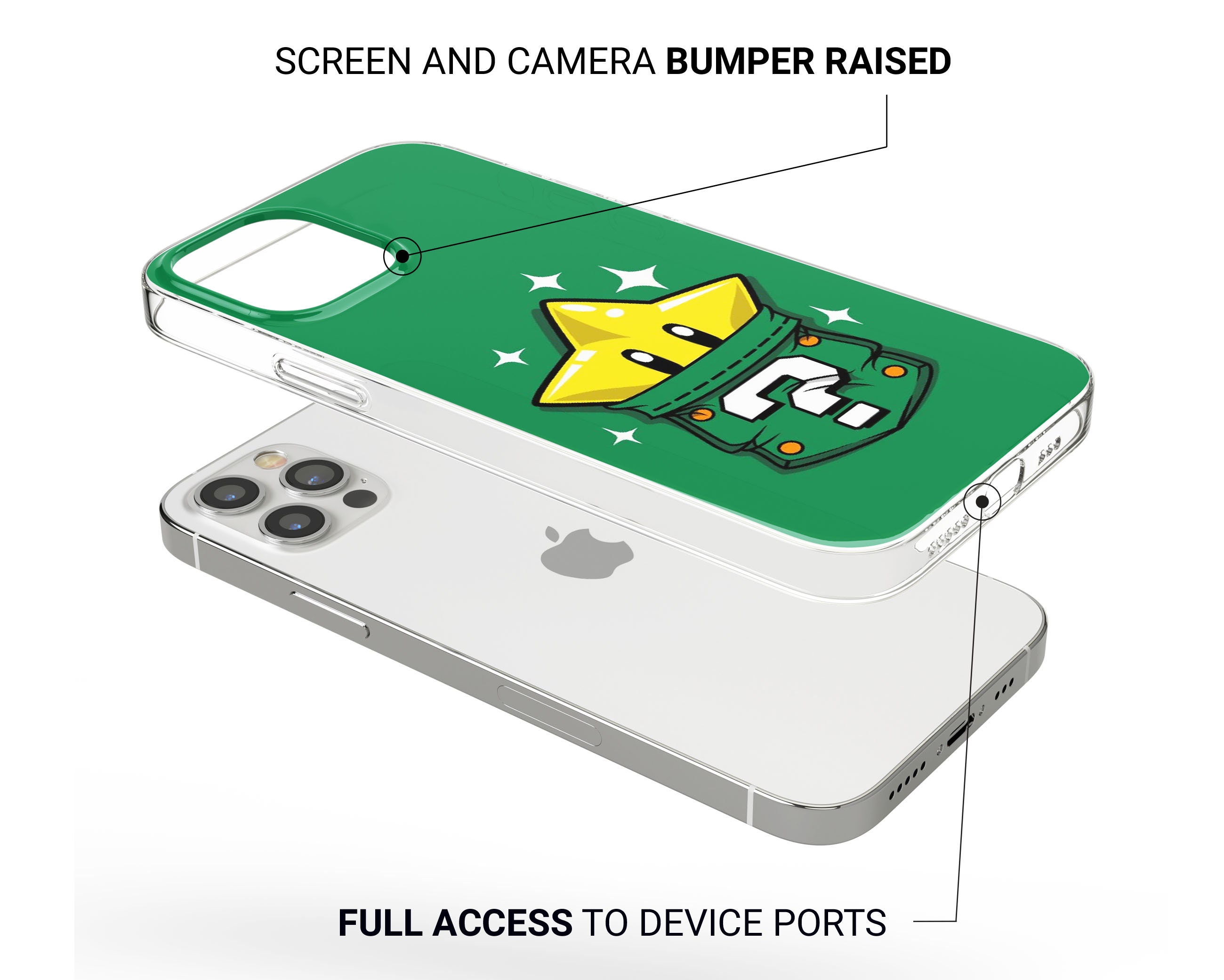 Mario Luigi Rosalina Yoshi Super Mushroom Goomba Phone Case for iPhone ...