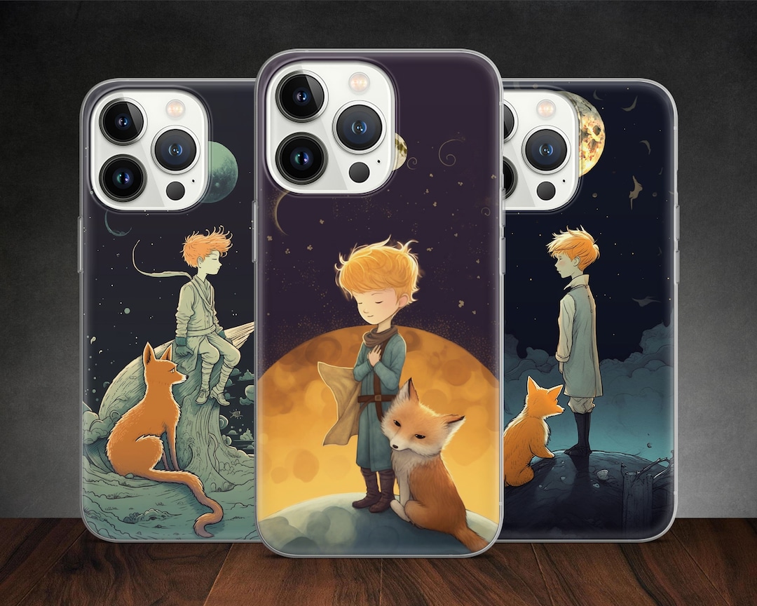 The Little Prince Fox Rose Inspired Phone Case for iPhone 15 Pro 14 ...
