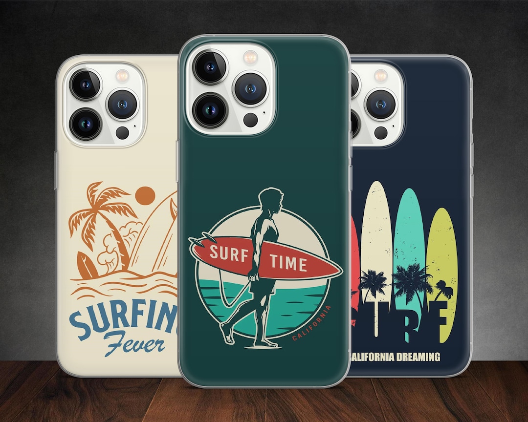 Surfing Wave Surf Ocean Beach Phone Case for iPhone 15 14 13 Pro Max 12 ...