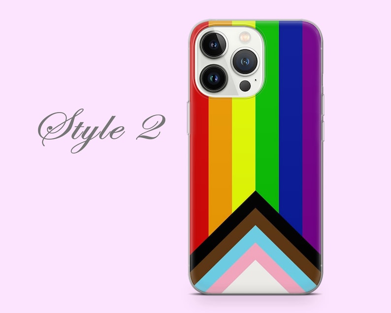 LGBTQ Progress Pride Flag Art Love Equality Phone Case for - Etsy