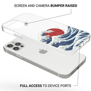The Great Wave off Kanagawa Lo-fi Anime Japan Phone Case for iPhone 14 ...