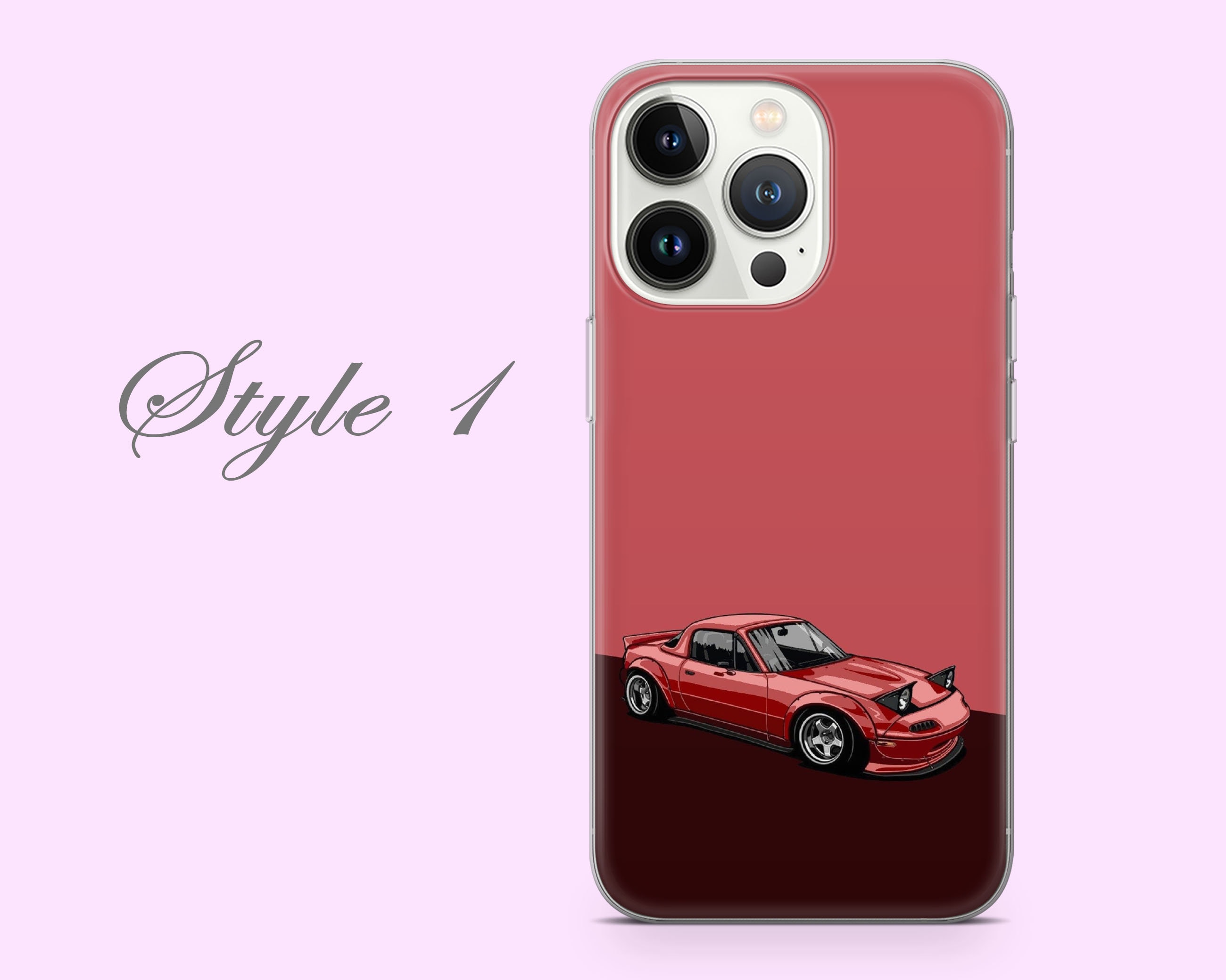 Japanese Miata Gtr Drift Cars JDM Phone Case for iPhone 14 13 Pro Max ...