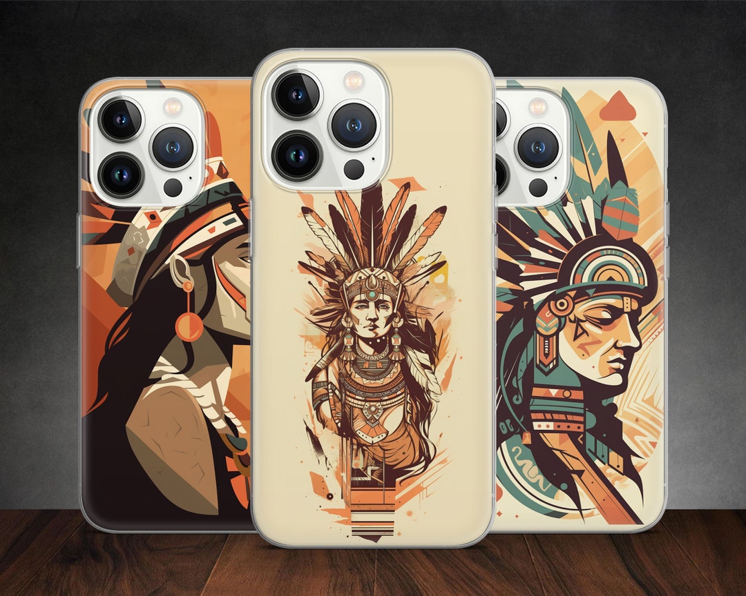 Native American Traditional Ink Henna Tattoo Style Phone Case for ...