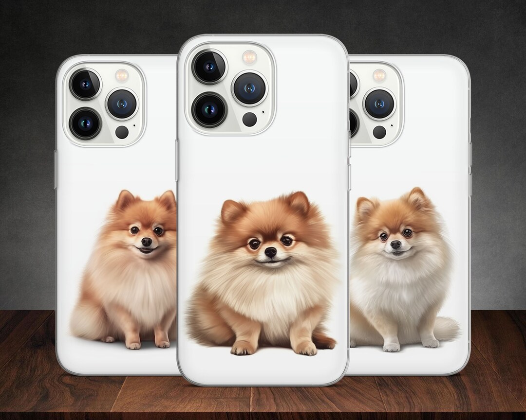 Pomeranian Spitz Dog Pet Cute Adorable Funny Art Phone Case for iPhone ...
