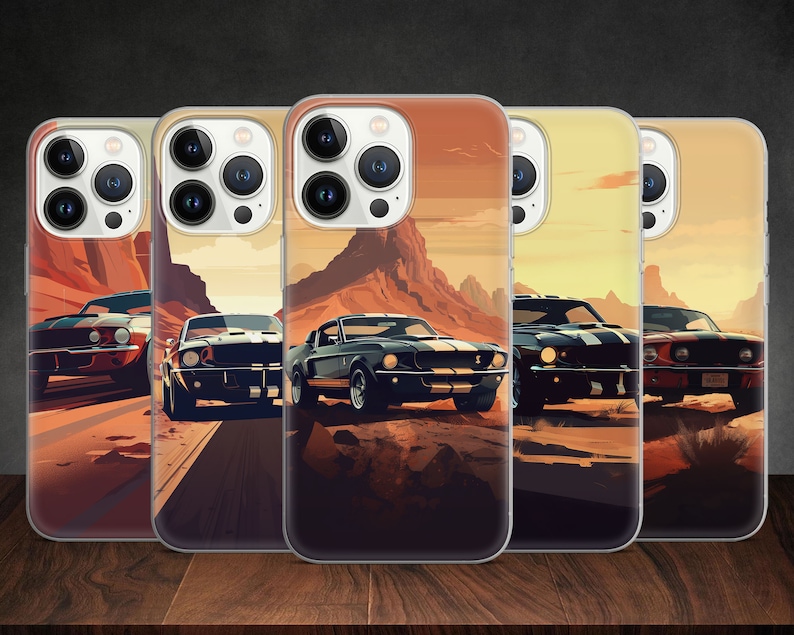 Legendary American Muscle Car Mustang Sports Car Phone Case - Etsy