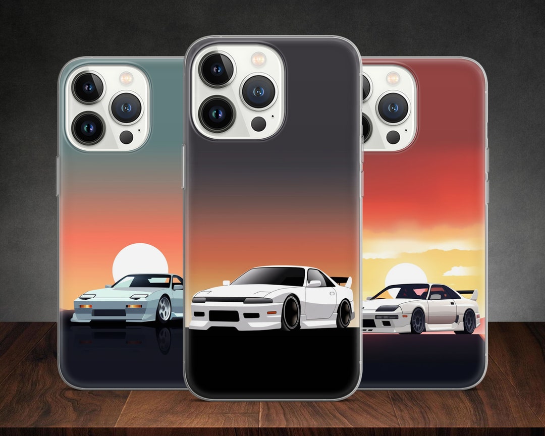 Japanese 180 SX Drift JDM Classic Sports Car Art Phone Case for iPhone ...