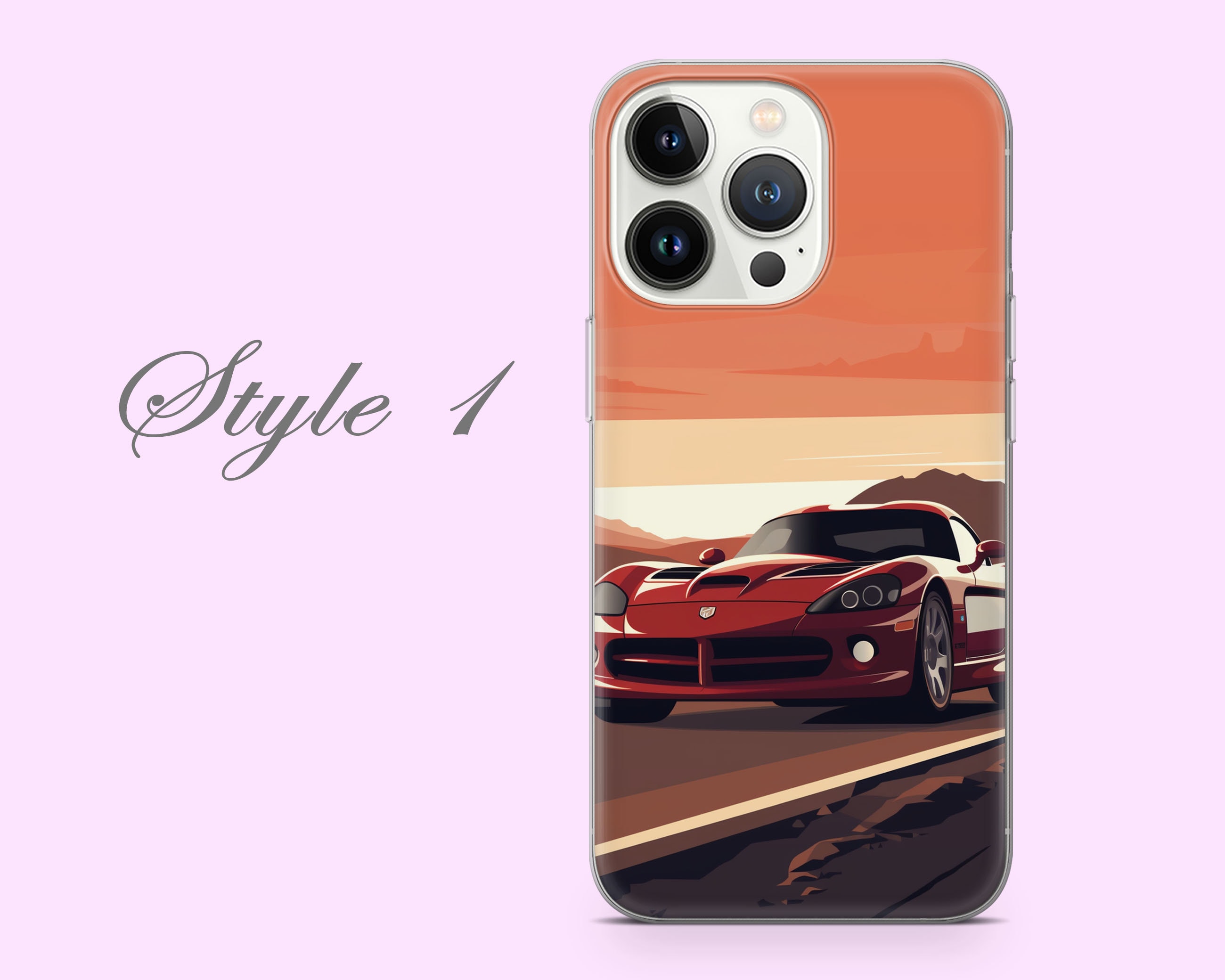 Viper SRT American Classic Muscle Car Sports Car Phone Case for iPhone ...