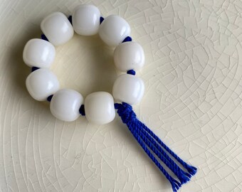 Mini Mala Beads With Wooden Sachet Charm, Office Stress Reliever With ...