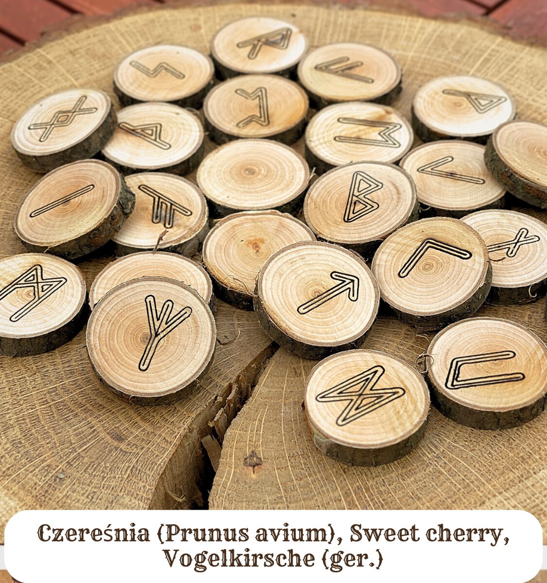 Nordic Futhark Runes Wood. Runen Holz. Nordic Wooden Runes. - Etsy