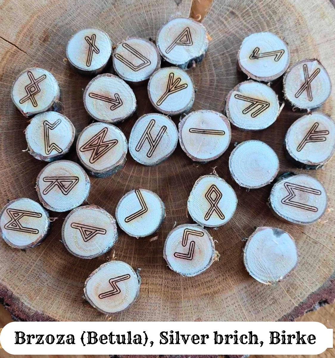 Nordic Futhark Runes Wood. Runen Holz. Nordic Wooden Runes. - Etsy