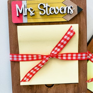 Teacher Appreciation Sticky Note Holder Custom Desk Organizer for End ...