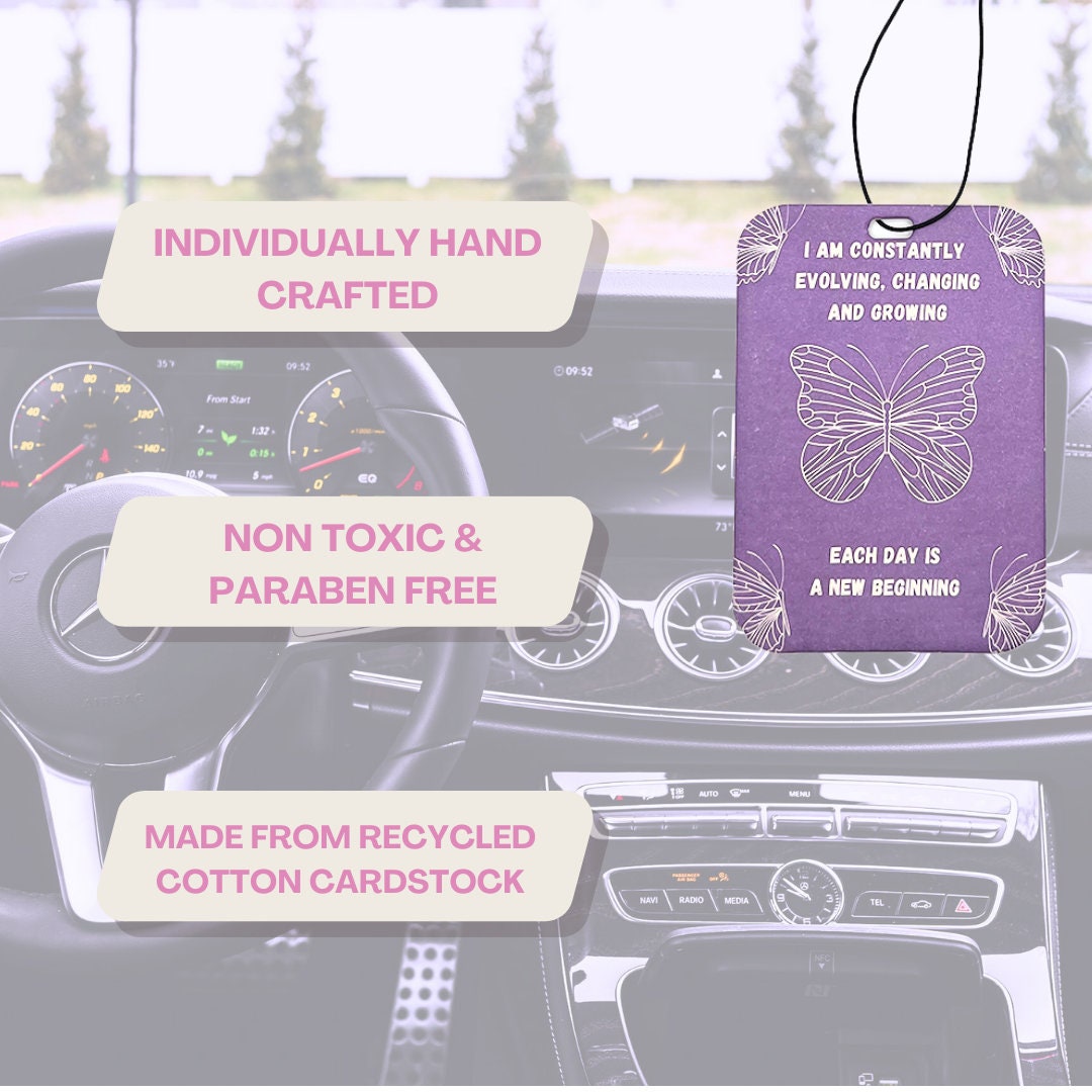 Car Air Freshener W/ Affirmations Self Love, Confidence, Positive ...