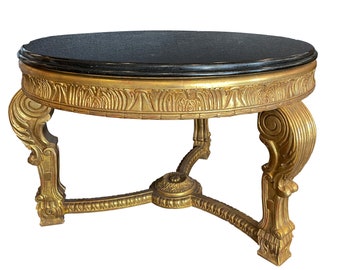 Marble Round Entry Table - Etsy
