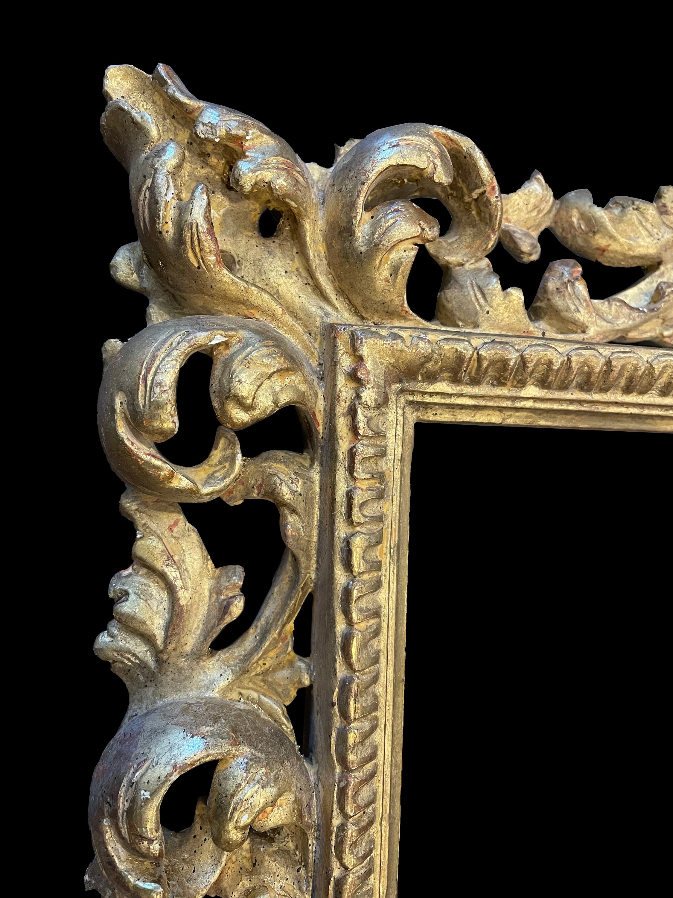 20 X 26 Hand Carved Rococo Picture Frame Gilded in 22k Gold Leaf - Etsy