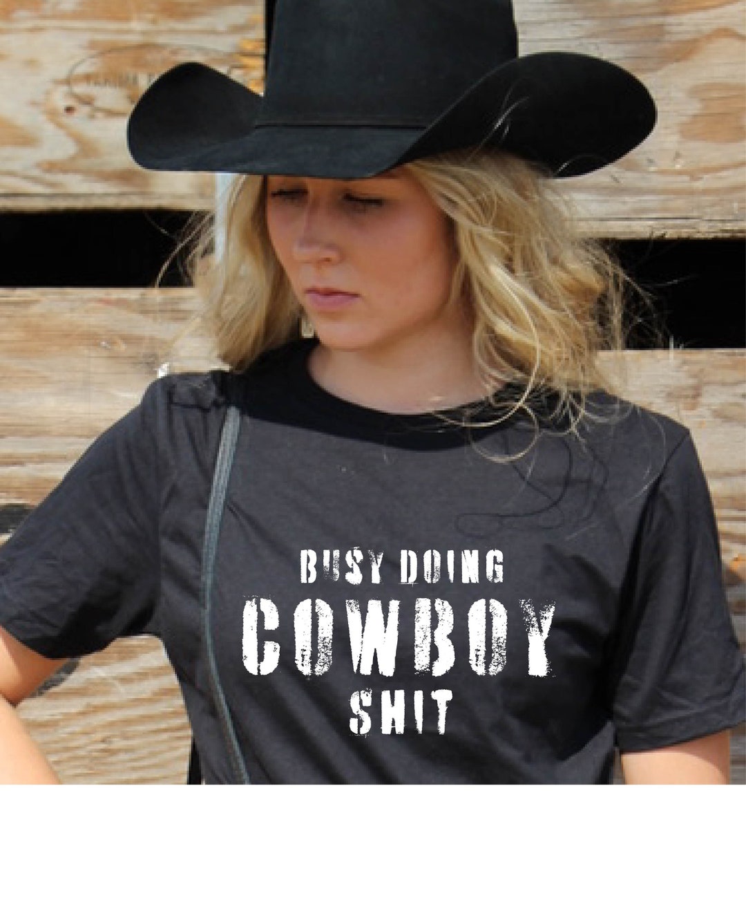 Busy Doing Cowboy Shit White Screen Print Transfer P-6 - Etsy