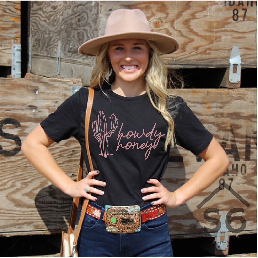 Howdy Honey rose Gold Screen Print Transfer - Etsy