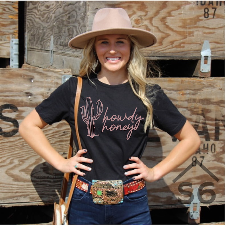 Howdy Honey rose Gold Screen Print Transfer - Etsy