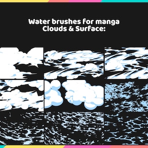 Clip Studio Paint Water Brushes Pack | 114 Professional Artist Brushes ...