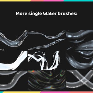 Clip Studio Paint Water Brushes Pack | 114 Professional Artist Brushes ...