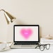 Motivational Desktop Wallpaper | Pink Aura Heart Theme - RELAX ...