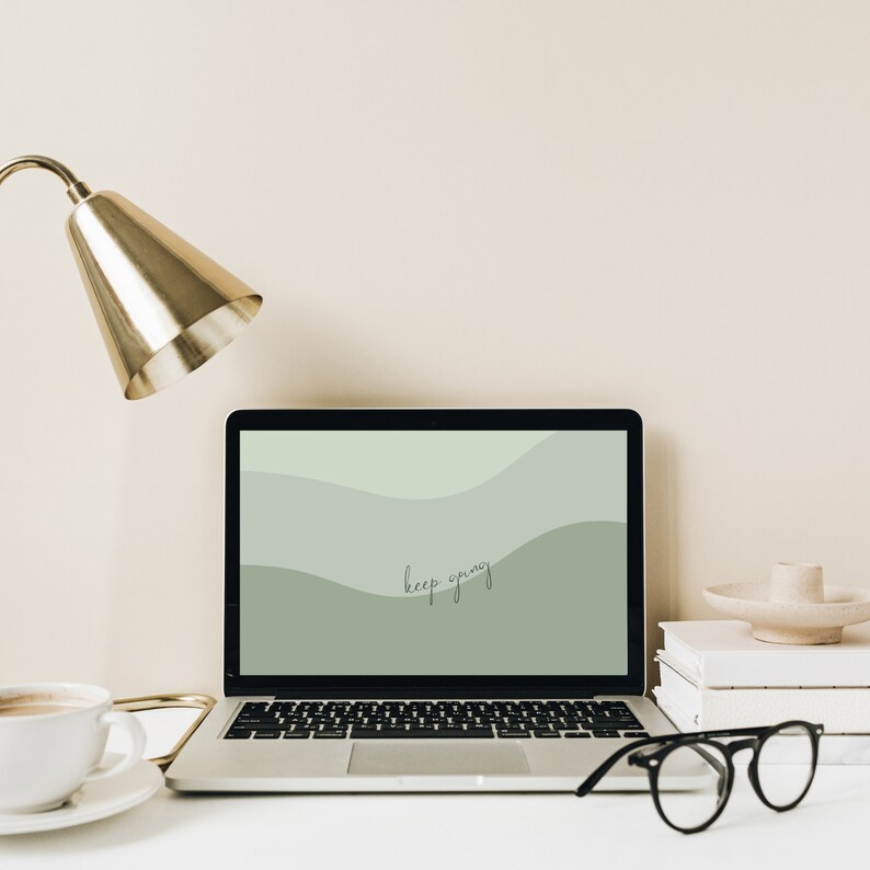 Set of 3 | Boho Desktop Wallpaper | Motivational Wallpaper, Boho ...