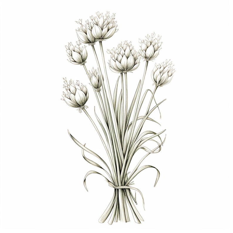 Bundle of Herbs: Sage, Rosemary, Chives, and Basil Digital Files - Etsy