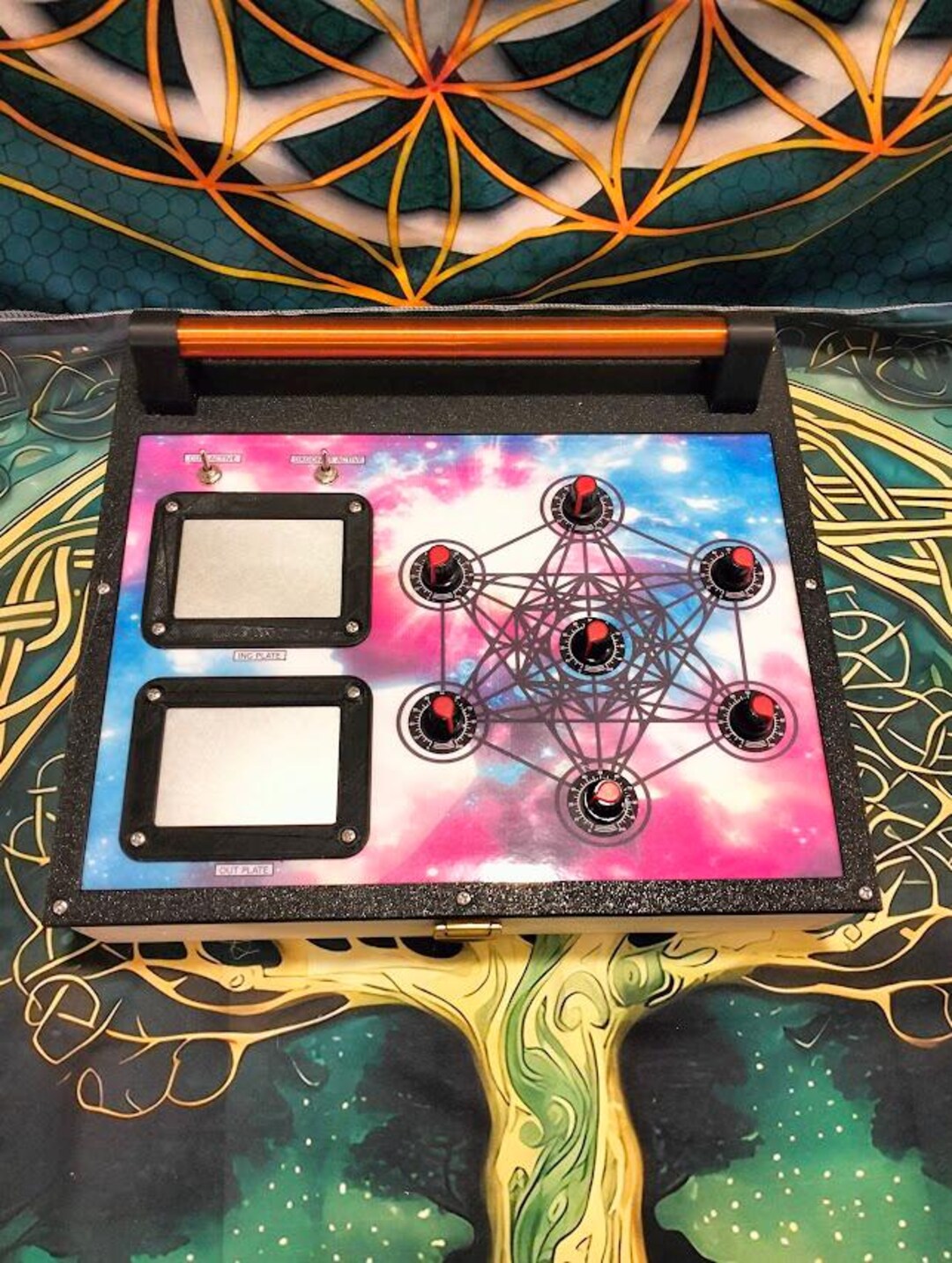 Radionics Machine. 7 Rate Sacred Geometry Metatron's Cube Copper Energy ...