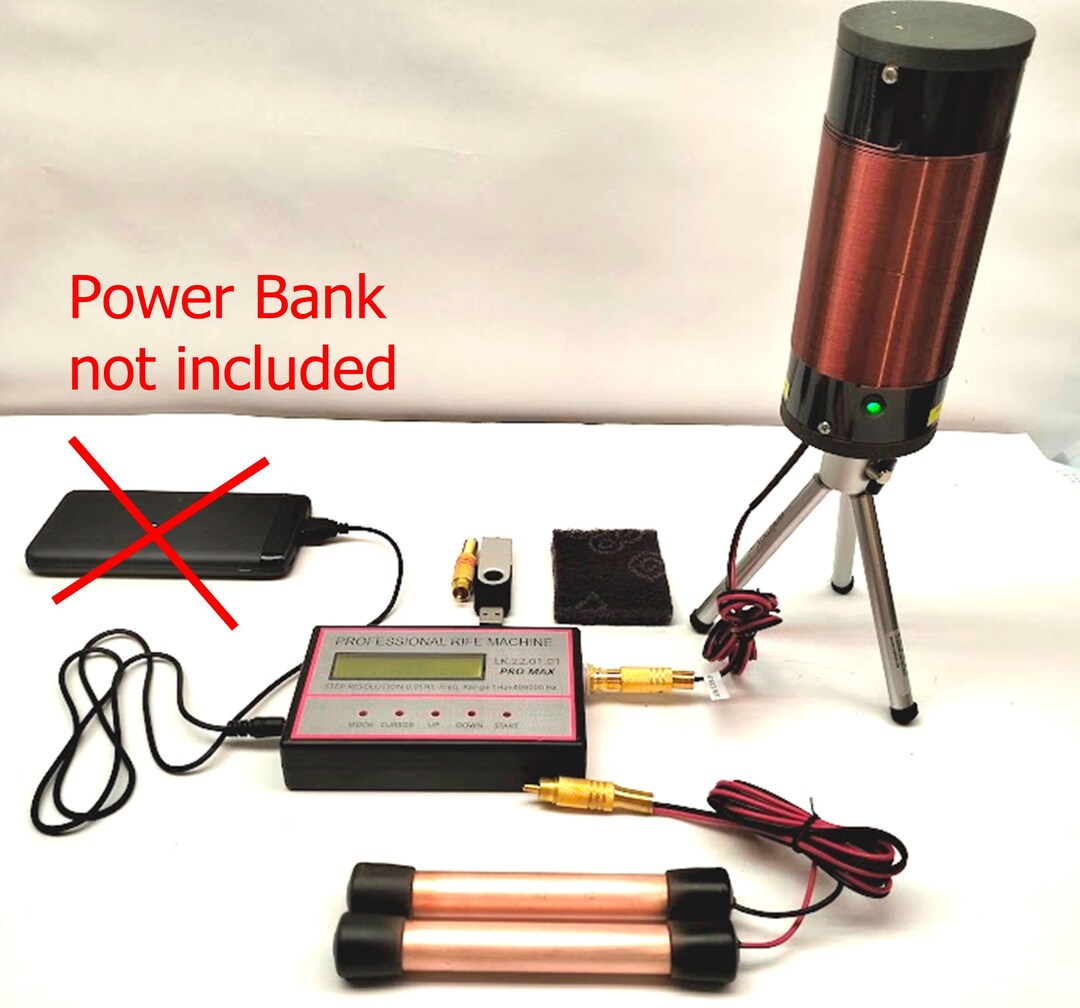 Coil + PROFESSIONAL Rife Machine Zapper Hulda Multi Frequency Zapper ...