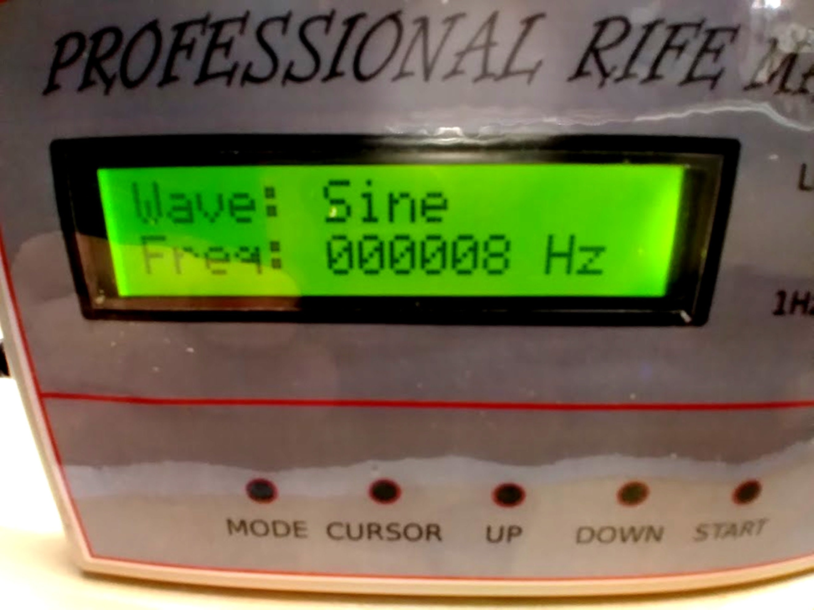 RIFE Machine Hulda Clark's Multi Frequency Zapper Copper Electrodes Wave Signal Generator ...