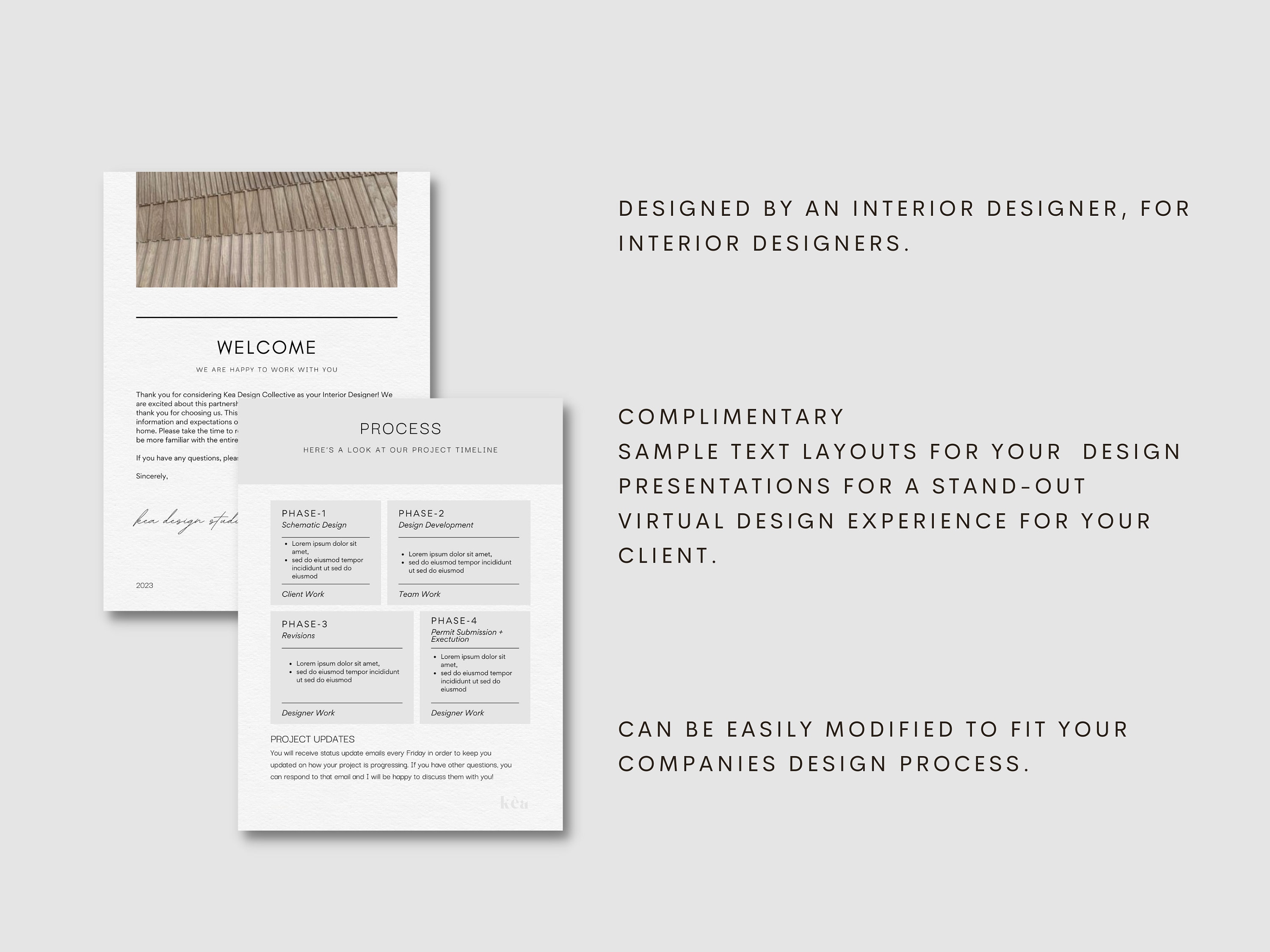 All-in-one Interior Design Template Package Project Proposal, Welcome ...