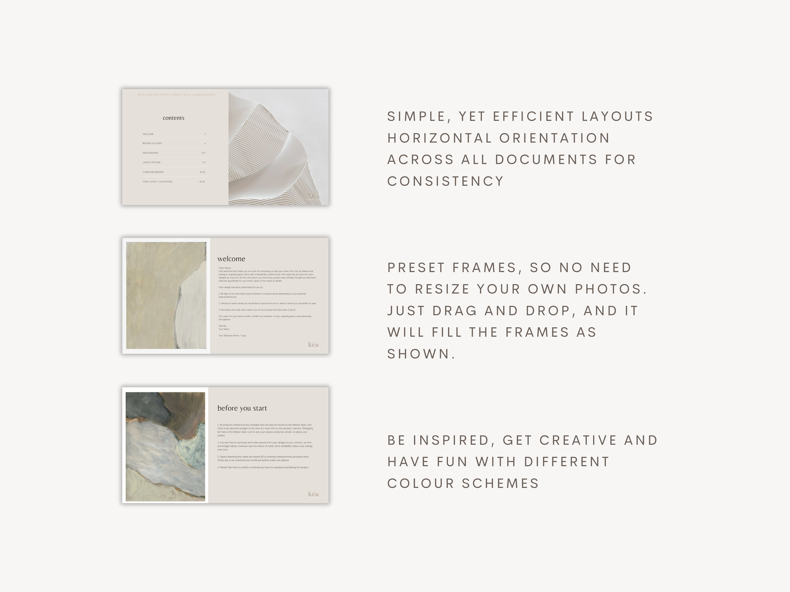 All-in-one Interior Design Template Package | Project Proposal, Welcome ...