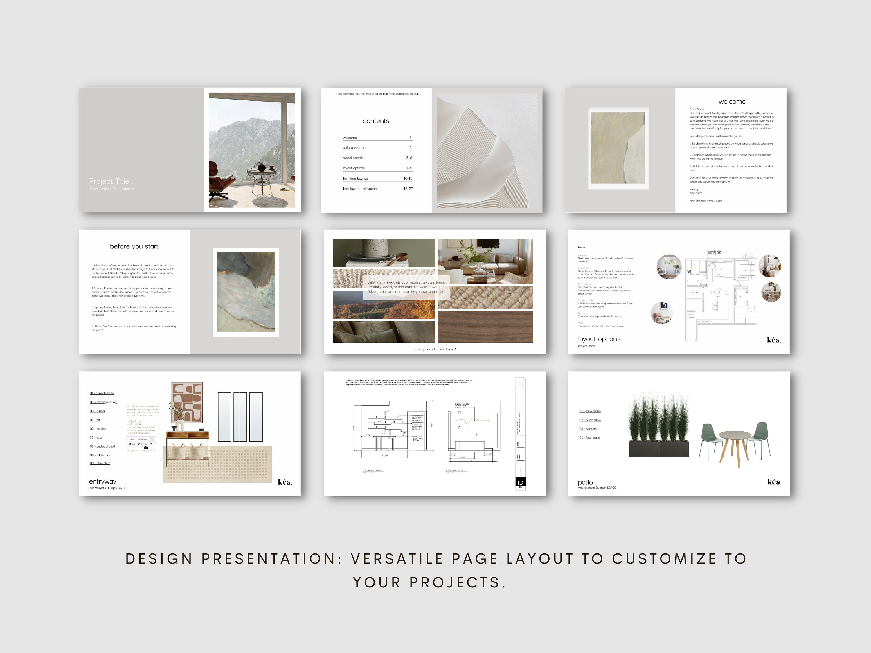 All-in-one Interior Design Template Package Project - Etsy