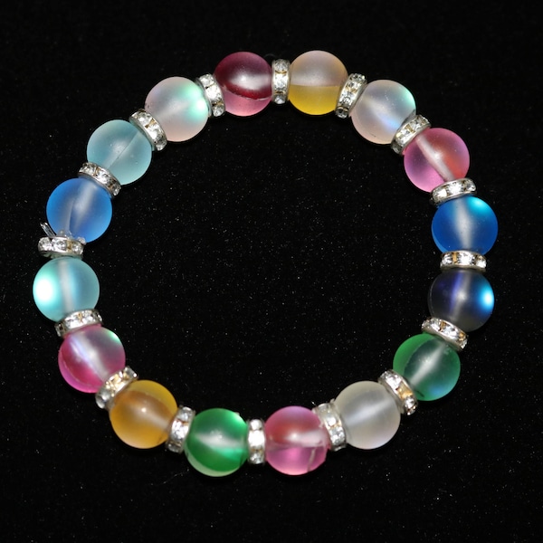 Glass Bead Bracelet - Etsy
