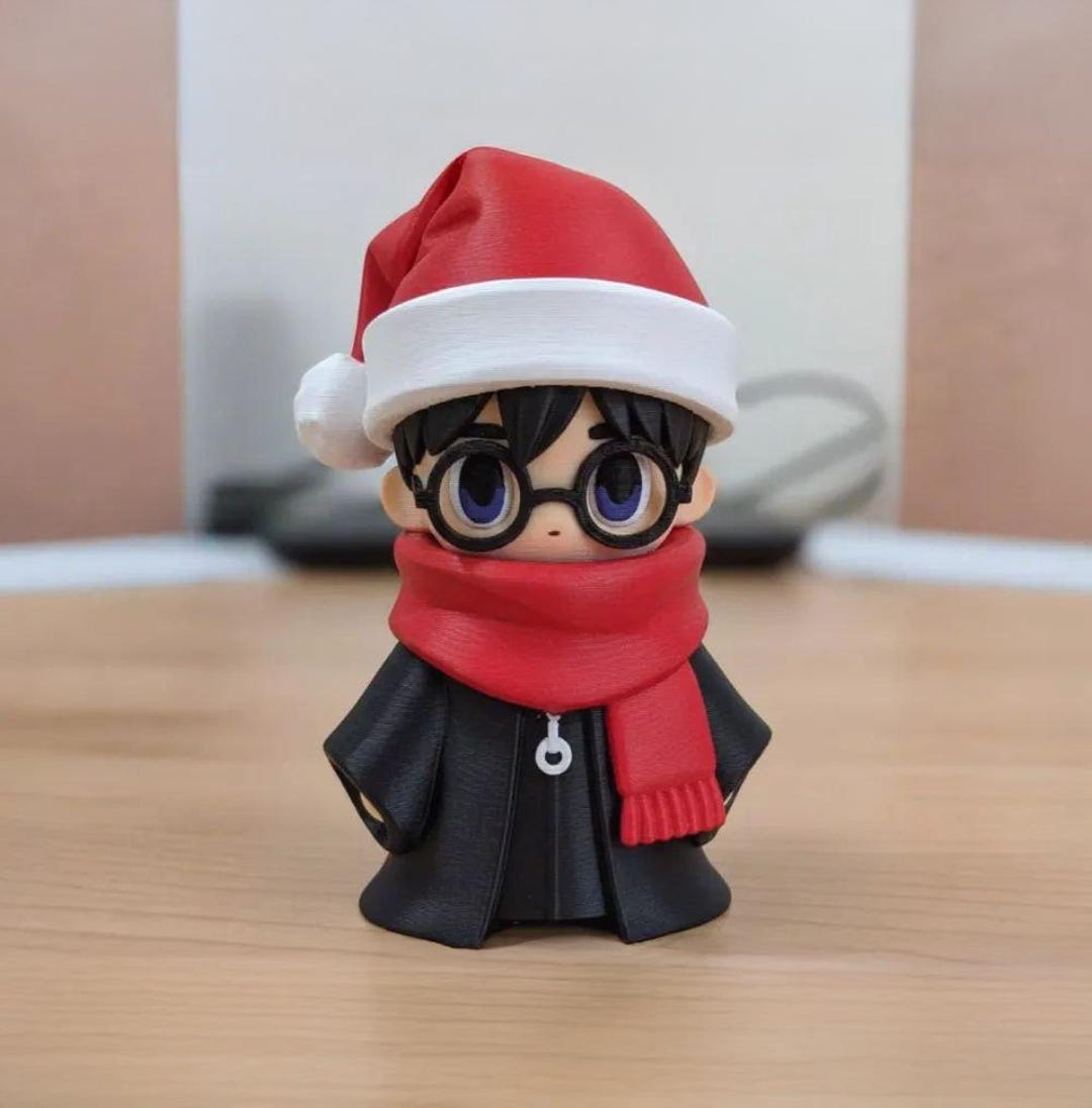 Cute Henry Potter Chibi Character, 3D Printable Files, Kawaii Christmas ...