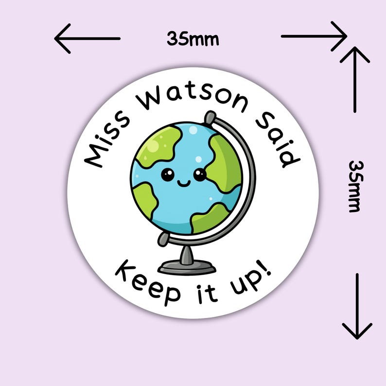 Personalised Teacher Reward Stickers | Teacher Gift | Back to School ...
