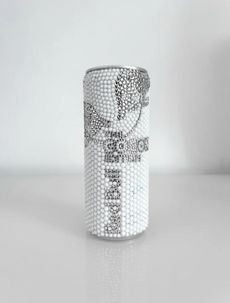 Bedazzled Bling Rhinestoned Red Bull Can - Etsy
