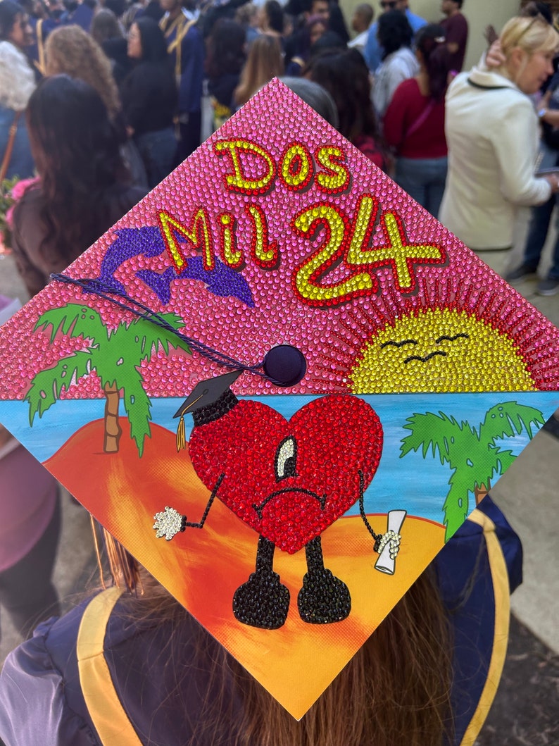 Blinged Out Graduation Cap/topper - Etsy
