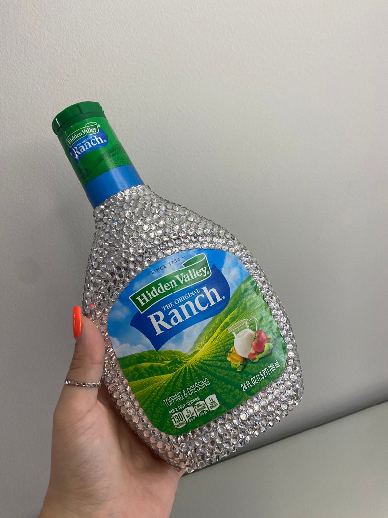 Blinged Out Ranch Bottle - Etsy