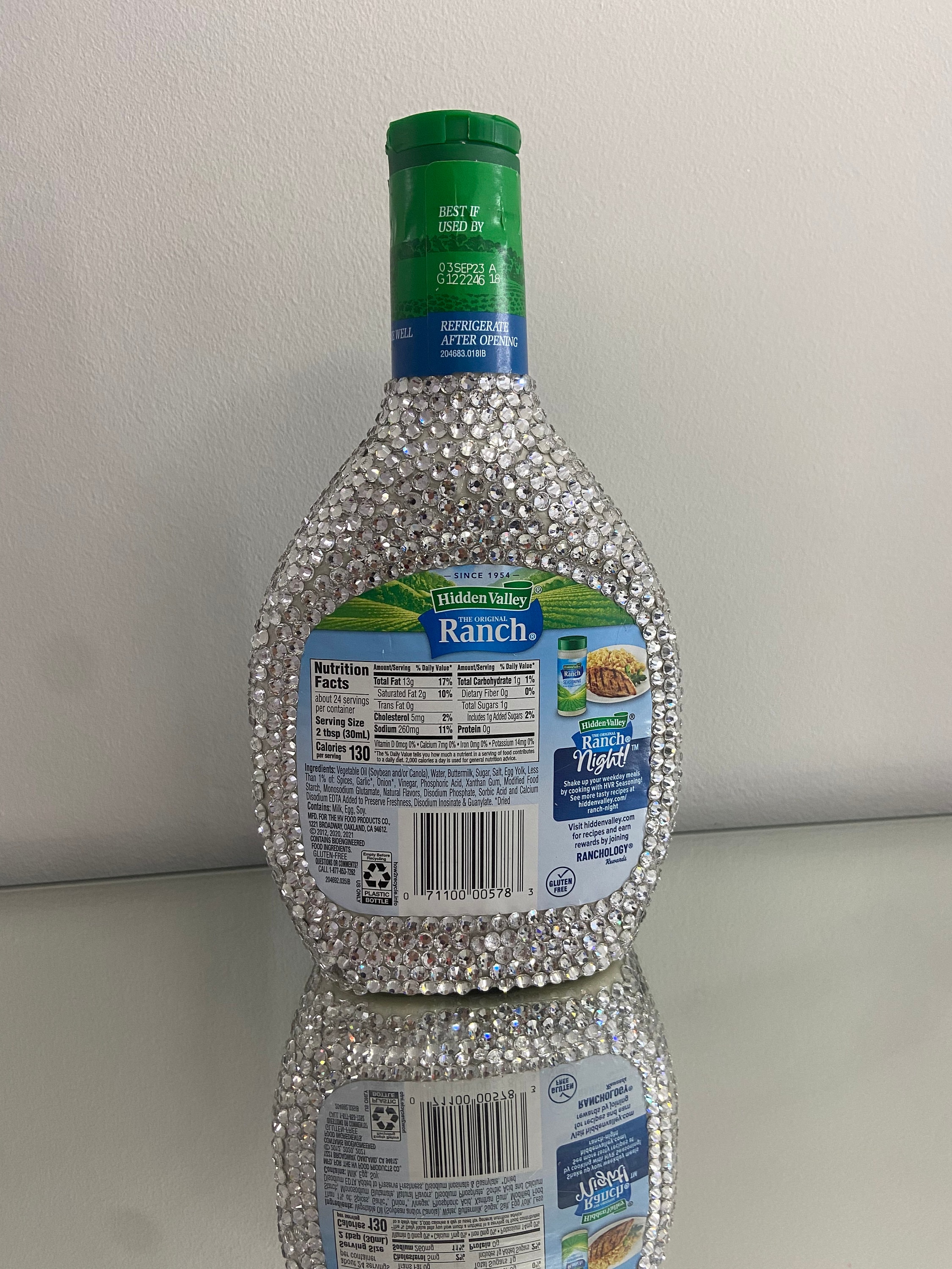 Blinged Out Ranch Bottle - Etsy