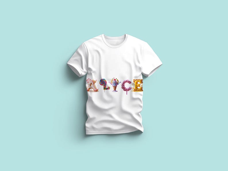 Kawaii Food Alphabet PNG Bundle – A-Z Cute Food Letters, Anime Clipart ...