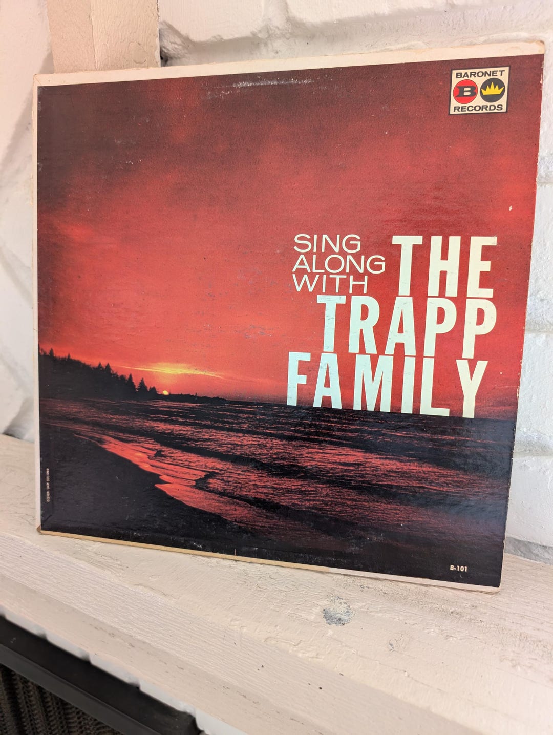 The Trapp Family Sing-a-long With LP Baronet Records USA B-101 Franz ...