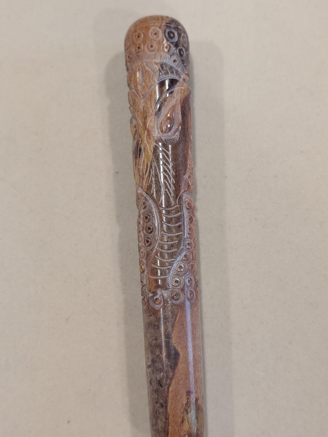Vintage Soapstone Smoking Pipe Hand Carved - Etsy
