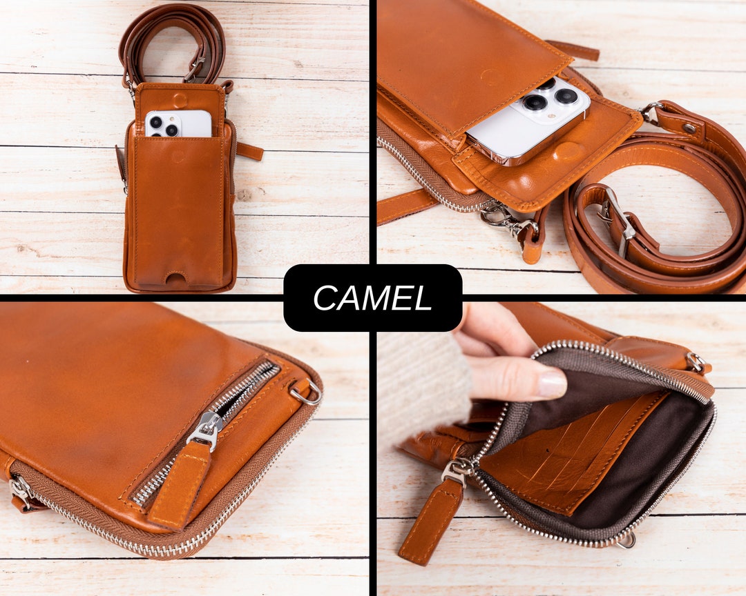 Leather Personalized Technology Organizer Bag, Travel Electronics ...