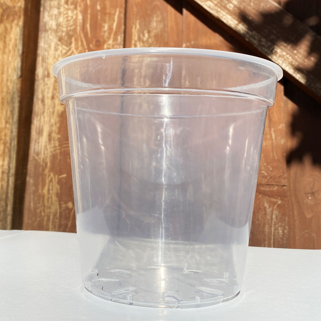 9 Clear Transparent Pots, Pack of 1,3,5 - Etsy
