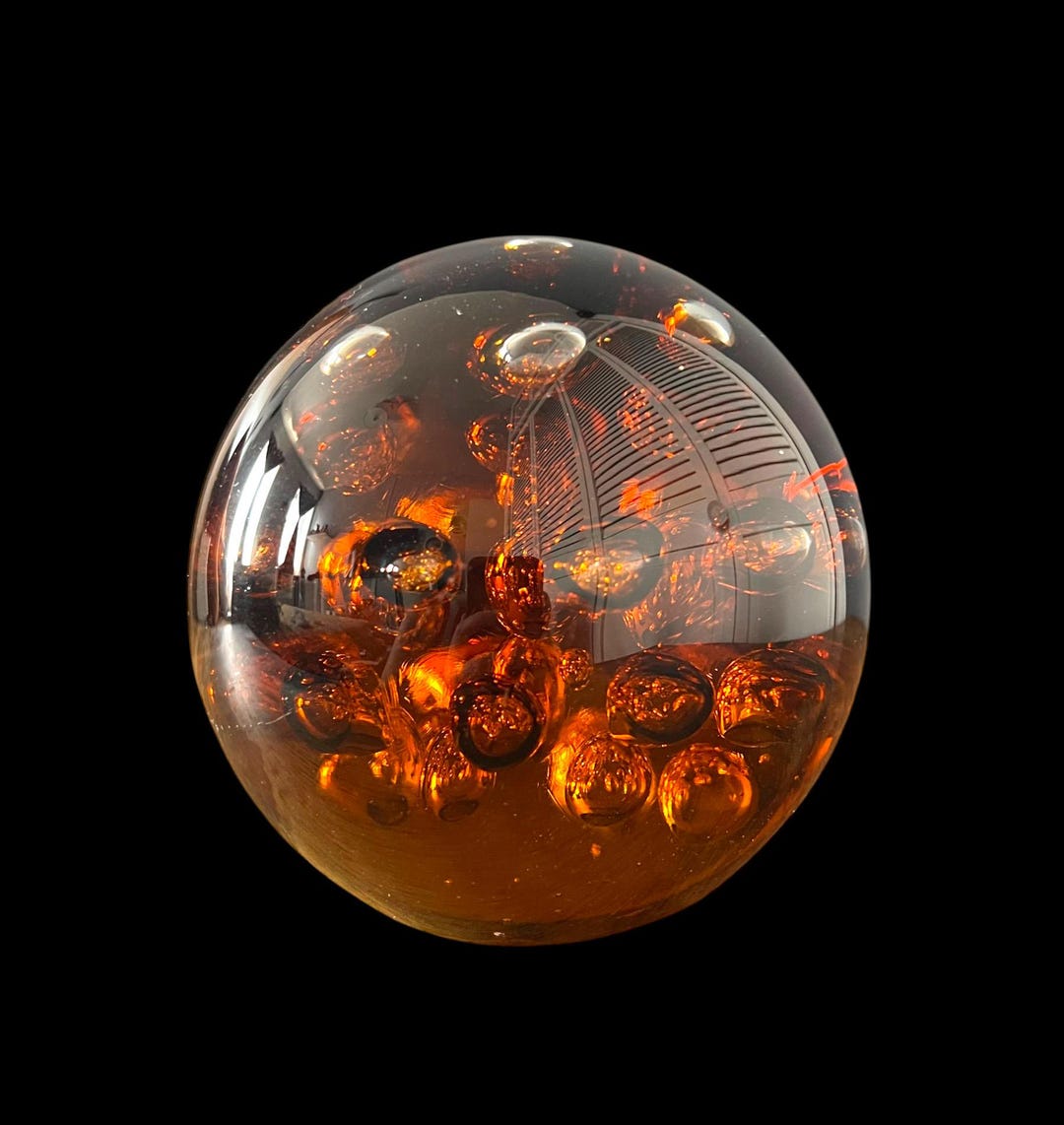 Oversized Controlled Bubbles Paperweight - Etsy