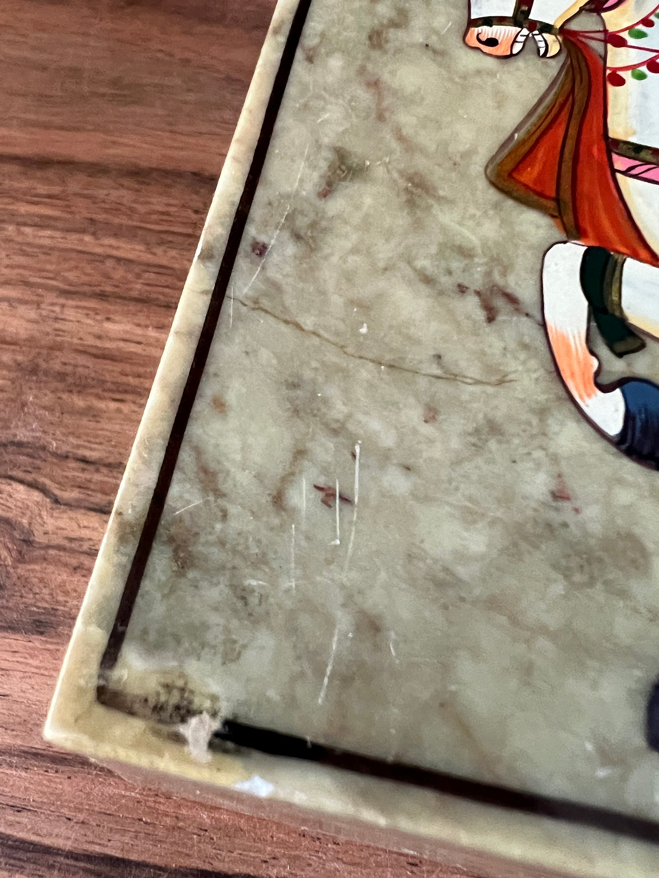 Rare Hand Painted Soapstone Box - Etsy