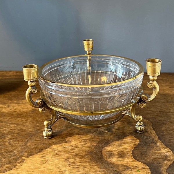 Brass Centerpiece - Etsy