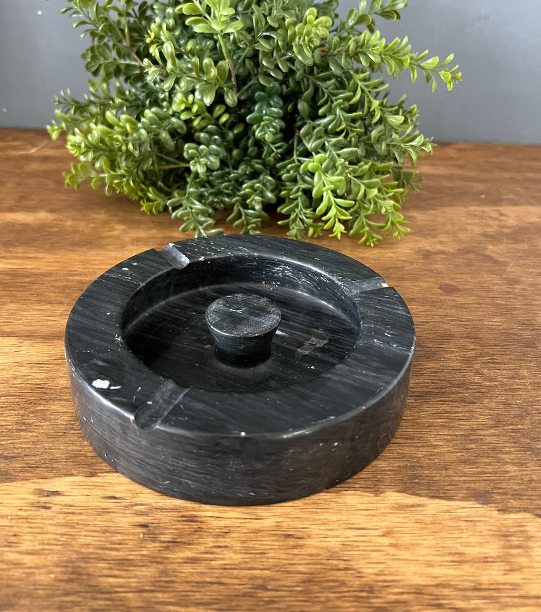Large Vintage Marble Ashtray - Etsy