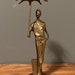 Vintage Brass Women Statue - Etsy